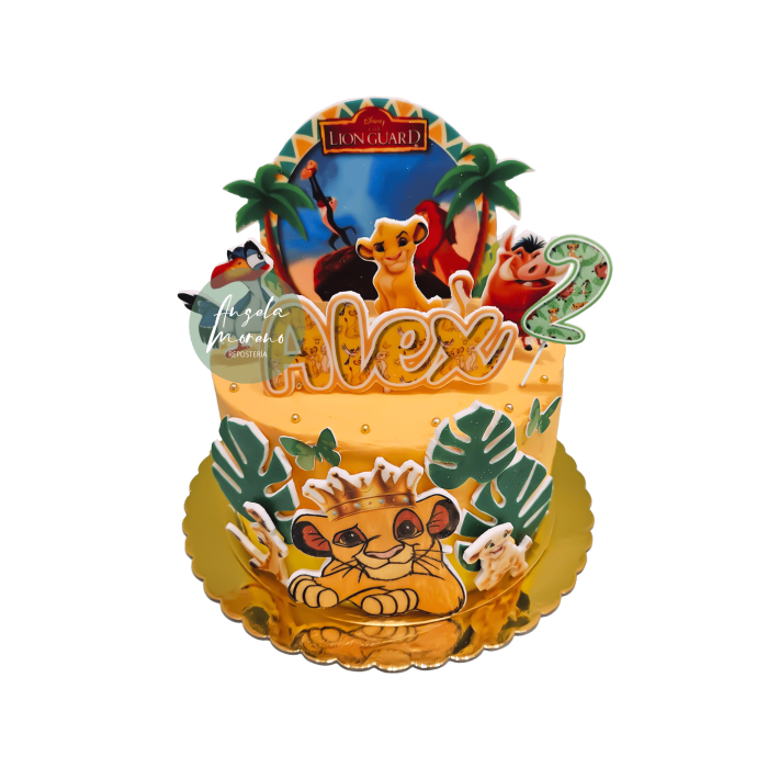 Pastel del Rey León en Barcelona | Angela Moreno