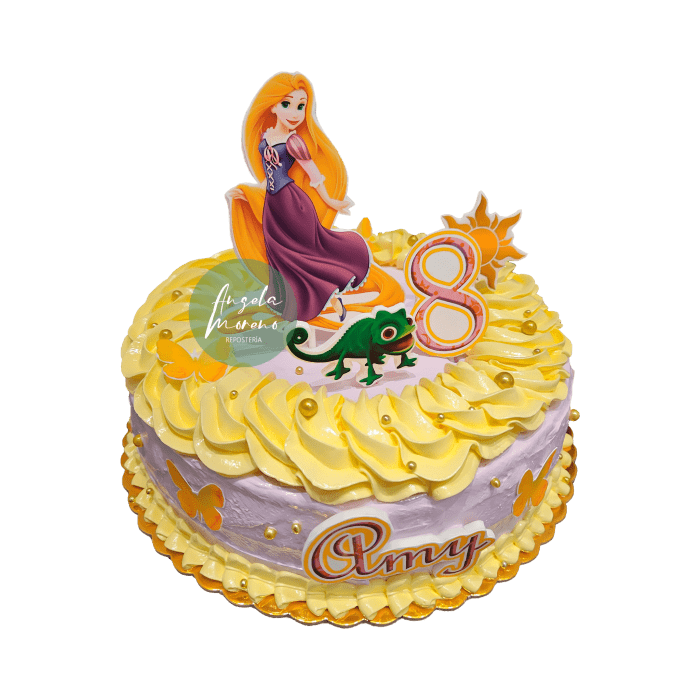 Pastel De Rapunzel De Enredados