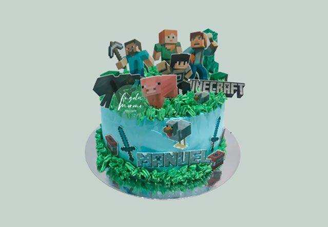 Pastel De Minecraft