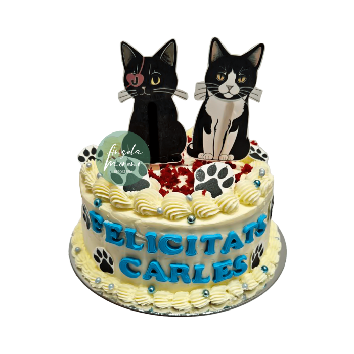 Pastel De Gatos | Angela Moreno Repostería