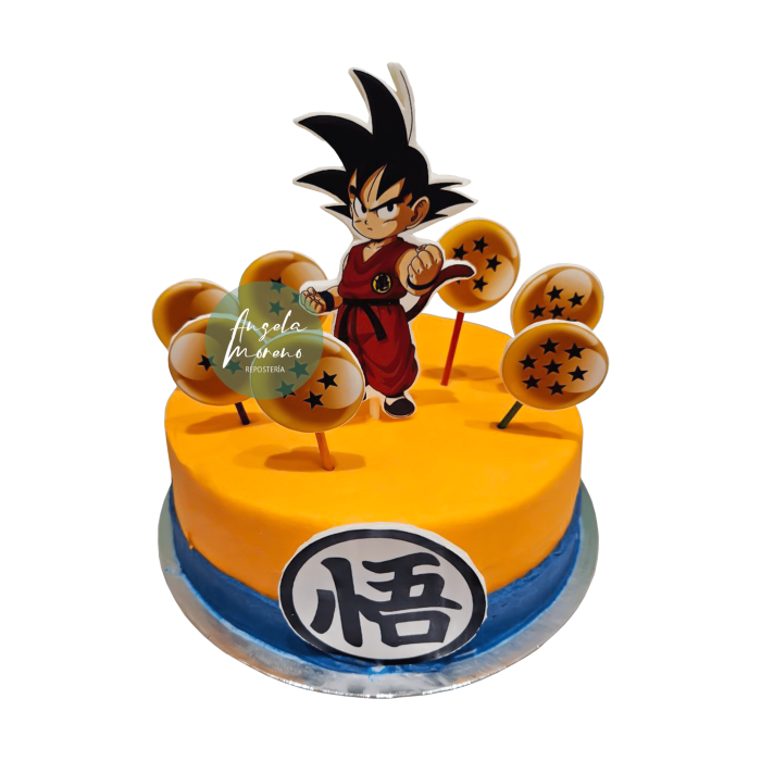Pastel De Goku De Bola De Dragón