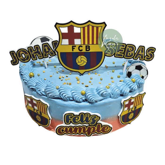 Pastel Del FC Barcelona | Angela Moreno Repostería