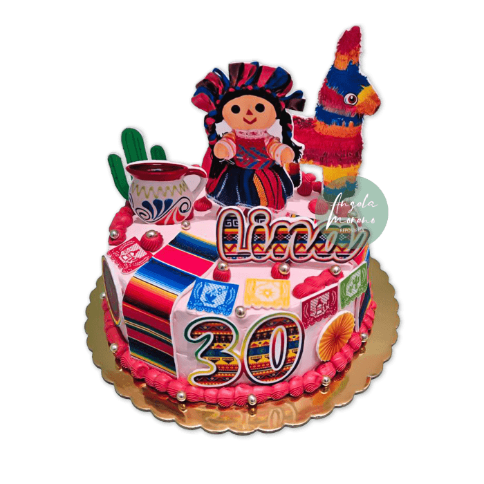 Pastel Diseño Mexicano Barcelona